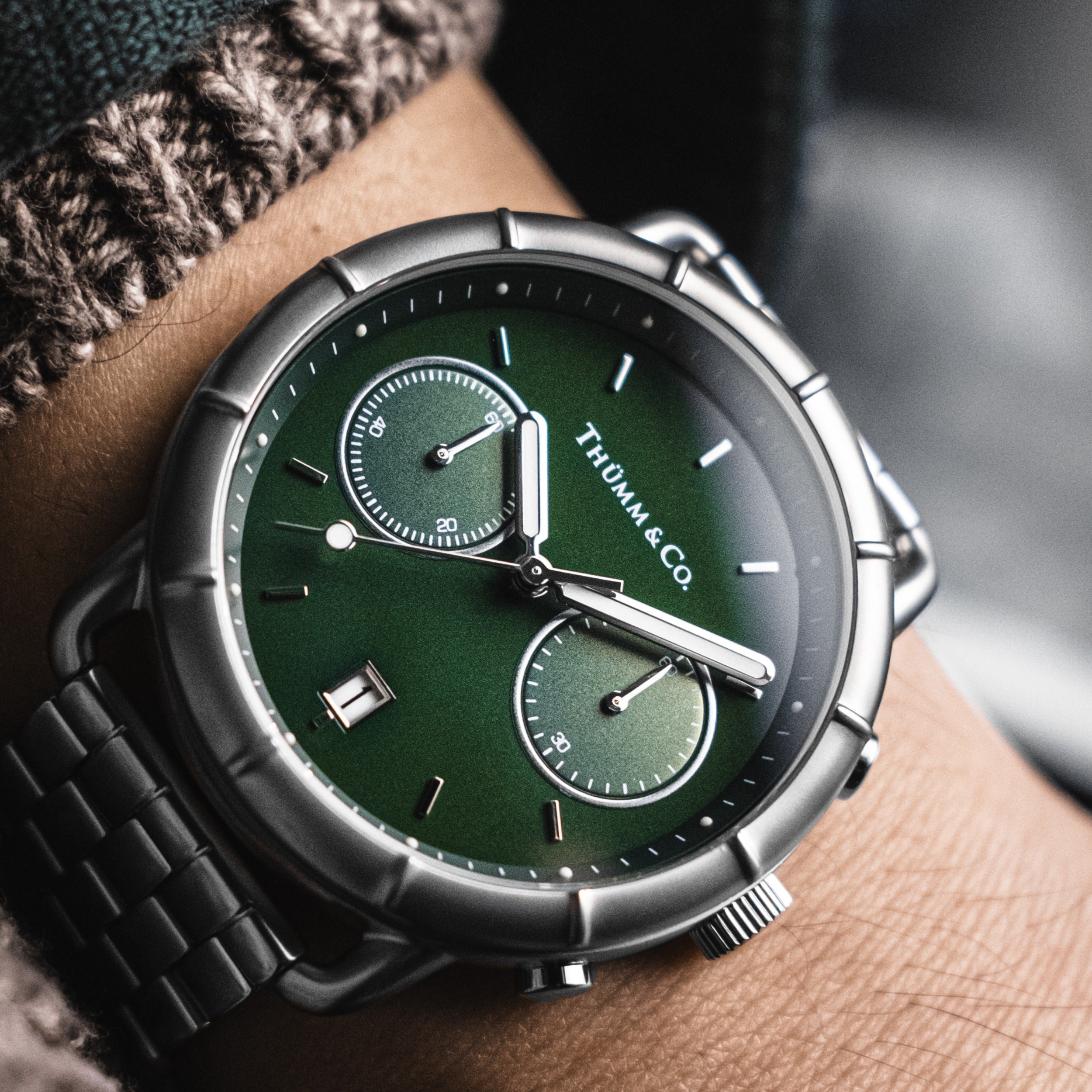 Nile Men’s Chrono Stainless Steel Watch | Thümm & Co